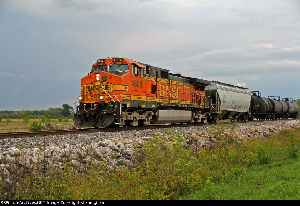 BNSF 4604 takes the local NB